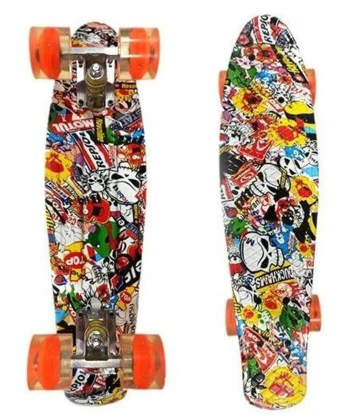 BBO skejtbord a009 multicolor