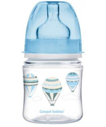 Canpol Babies flašica 120 ml široki vrat pp - easy start - clouds 32/224