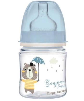 Canpol Babies flašica 120 ml široki vrat pp - bonjour paris 35/231 blue