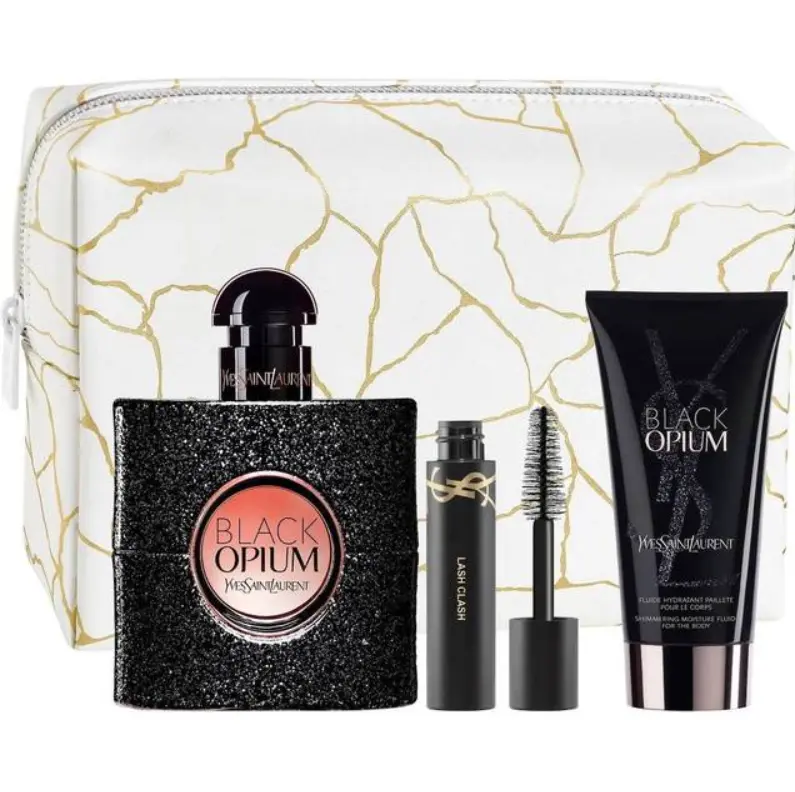 Yves Saint Laurent Ženski pokon set Black Opium EDP, 50ml + losion za telo 50ml + maskara