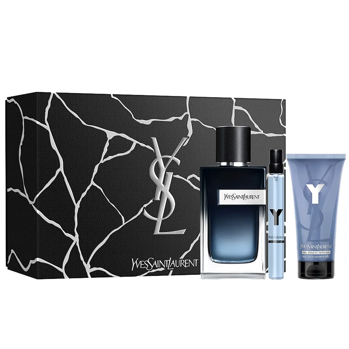 Yves Saint Laurent Muški poklon set Y EDP, 100ml + gel za tuširanje, 50ml + mini 10ml