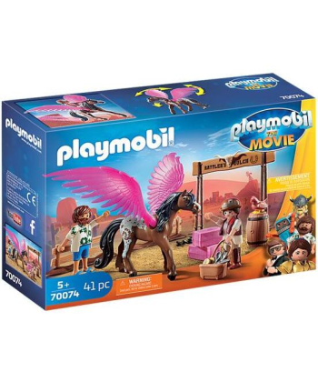 Playmobil igračka za decu Movie Marla i Del sa letećim konjem 41 elemenata - 20844