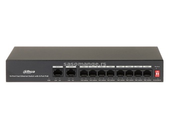 PFS3010-8ET-65 10-Port Fast Ethernet Switch with 8-Port PoE