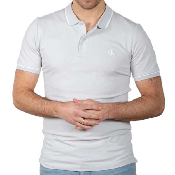 MUSKA CALVIN KLEIN MAJICA TIPPING SLIM POLO