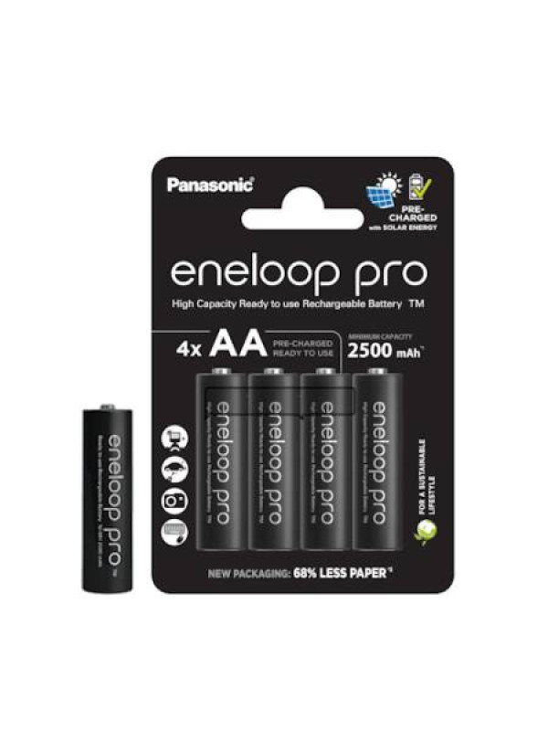 Panasonic bat. eneloop pro AA/4B (BK-3HCDE/4CP)