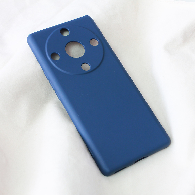 Huawei Honor Magic 5 Lite - Zastitna maska (futrola) Teracell Soft Velvet tamno plava