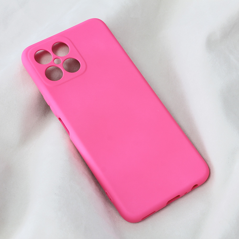 Huawei Honor X8 - Zastitna maska (futrola) Teracell Soft Velvet Huawei pink