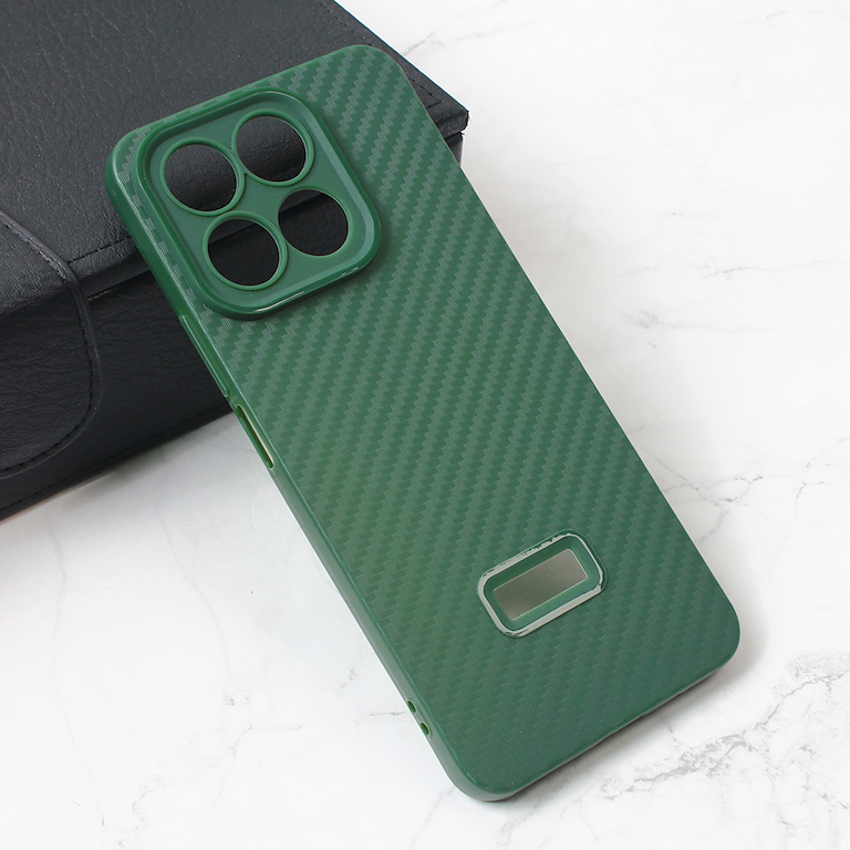 Huawei Honor X8a - Zastitna maska (futrola) Carbon Stripe zelena