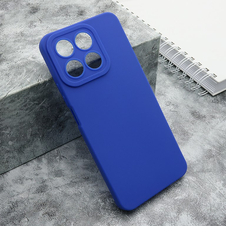 Huawei Honor X8a - Zastitna silikonska maska (futrola) Pro Camera tamno plava (MS)