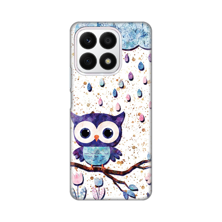 Huawei Honor X8a - Zastitna ultra tanka (skin) maska / futrola PRINT Owl