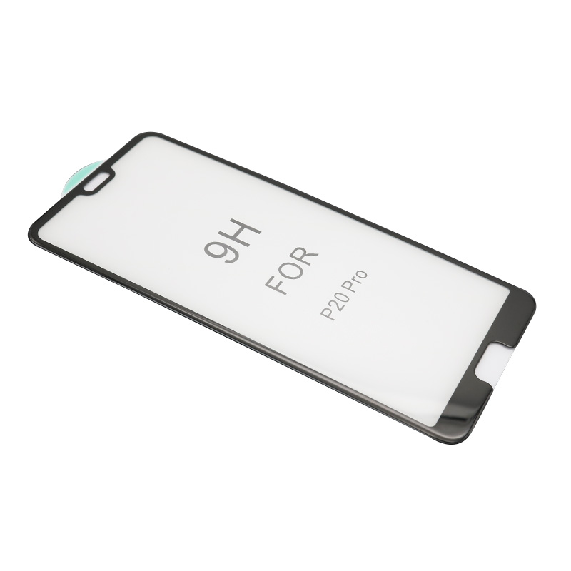 Huawei P20 Pro - Staklena folija (zastitno kaljeno staklo) za ekran 5D crna (MS)