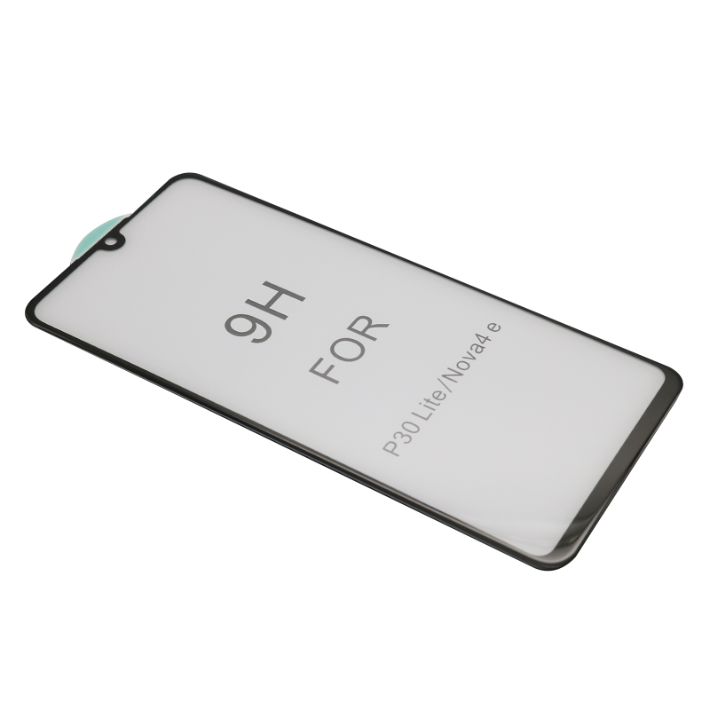 Huawei P30 Lite - Staklena folija (zastitno kaljeno staklo) za ekran 5D crna (MS)
