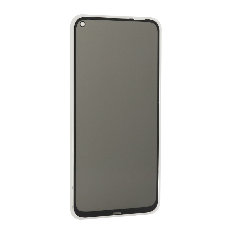 Huawei P40 Lite/P40 Lite E - Staklena folija (zastitno kaljeno staklo) za ekran PRIVACY 2.5D full glue crna (MS)