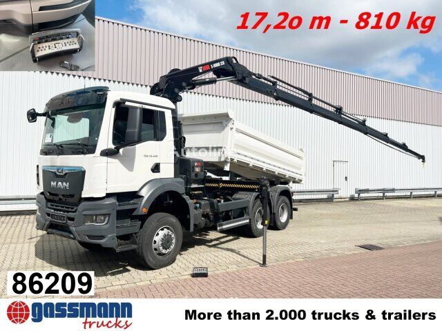 Novi MAN TGS 33.430 6x6 BB CH mit Kran Hiab X-HiDuo 228 kiper