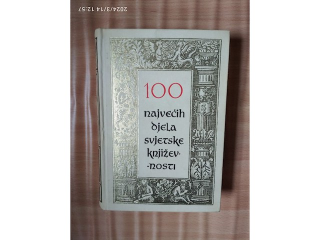 100 najvecih djela svjetske knjizevnosti