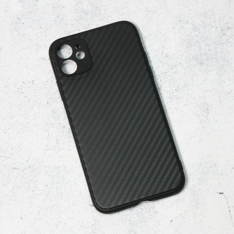 iPhone 11 - Zastitna maska (futrola) Carbon fiber 6.1 crna