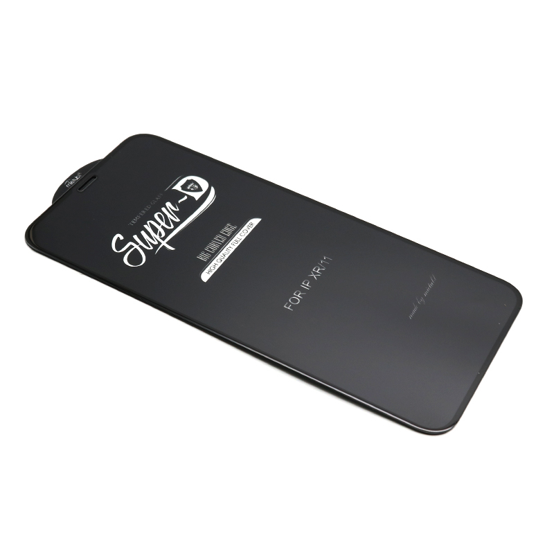 Iphone 11 - Staklena folija (zastitno kaljeno staklo) za ekran 11D SUPER D crna (MS)