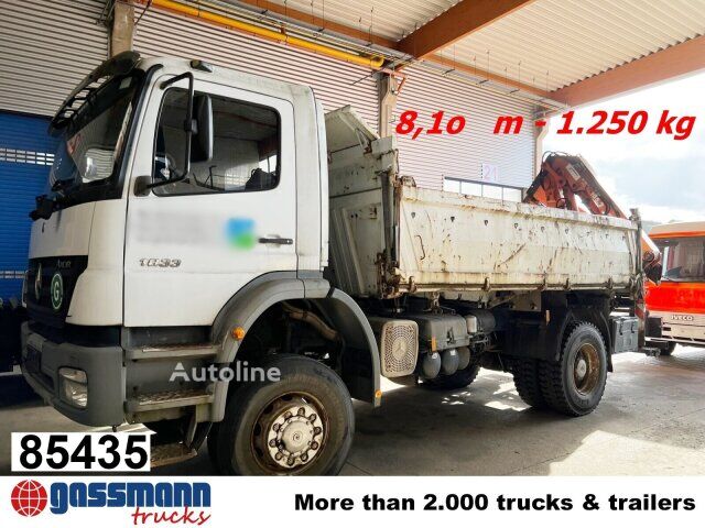 Mercedes-Benz Axor 1833 AK 4x4 mit Heckkran Atlas 105.2-A2L kiper