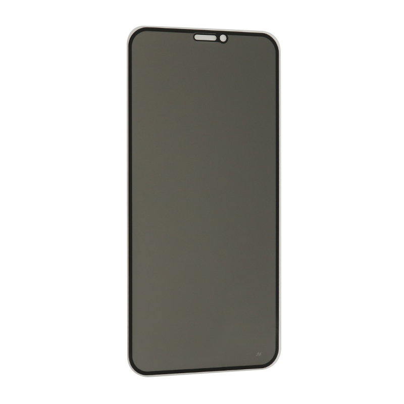 iPhone XS Max/11 Pro Max - Staklena folija (zastitno kaljeno staklo) za ekran PRIVACY 2.5D full glue Iphone crna (MS)