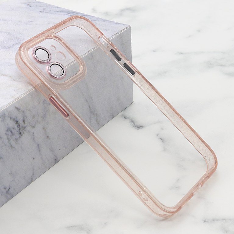 iPhone 12 - Zastitna maska (futrola) DIAMOND LENS roze (MS)