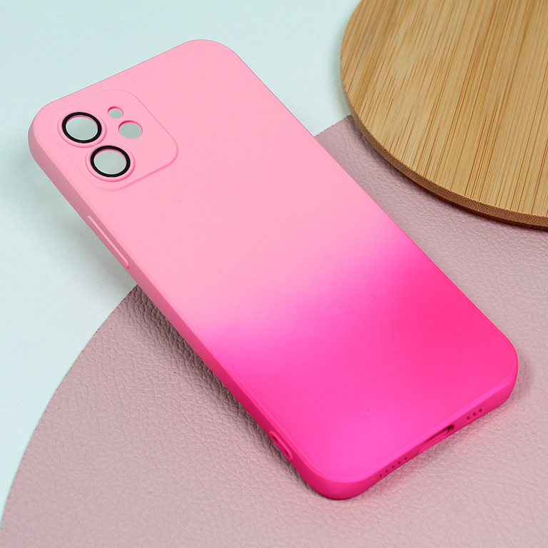 iPhone 12 6.1 - Zastitna maska (futrola) Rainbow Spring roze pink