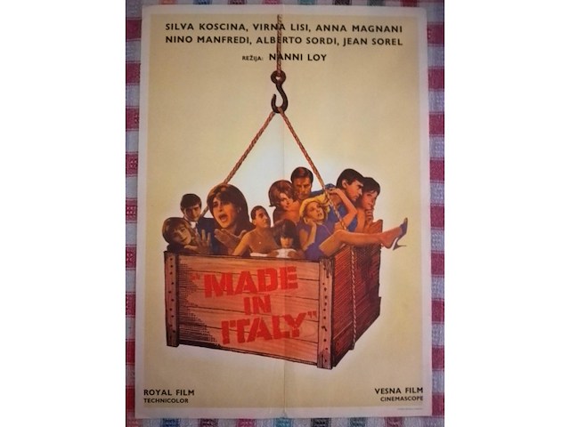 plakat MADE IN ITALY
