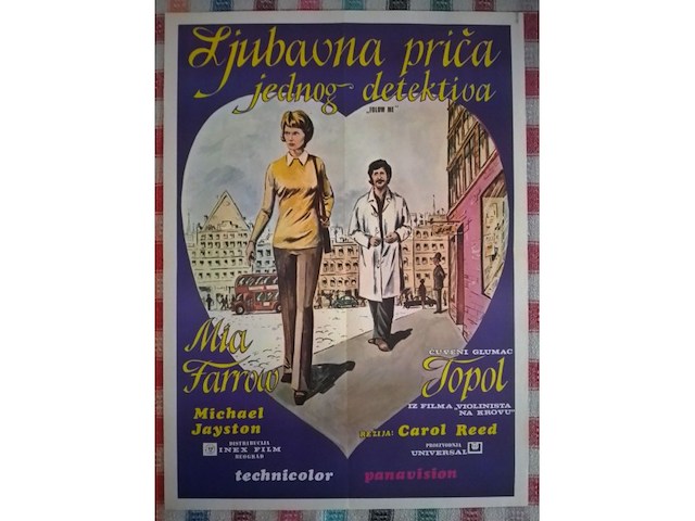 plakat LJUBAVNA PRIČA JEDNOG DETEKTIVA