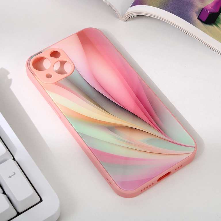 iPhone 13 - Zastitna maska (futrola) Abstract roza