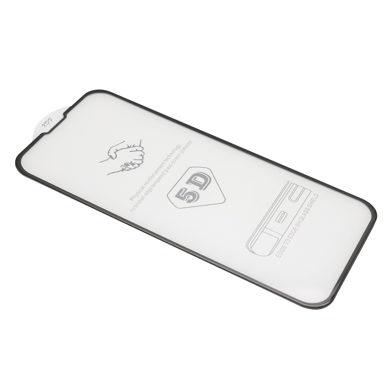 Iphone 13 Pro/14 - Staklena folija (zastitno kaljeno staklo) za ekran 5D (6.1) crna (MS)