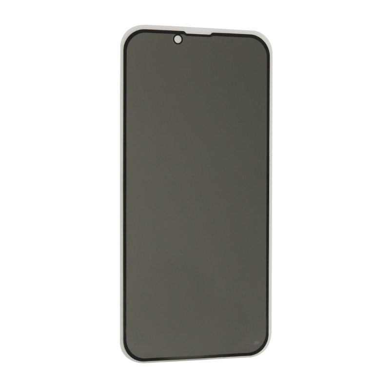 Iphone 13 Pro/14 - Staklena folija (zastitno kaljeno staklo) za ekran PRIVACY 2.5D full glue (6.1) crna (MS)