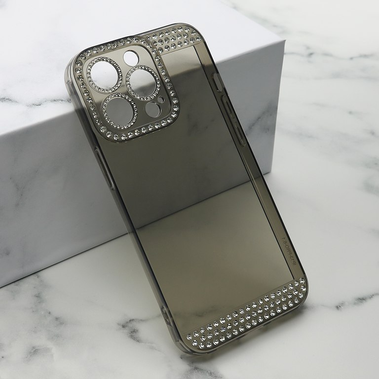 iPhone 13 Pro - Zastitna maska (futrola) DIAMOND SIDE (6.1) braon (MS)
