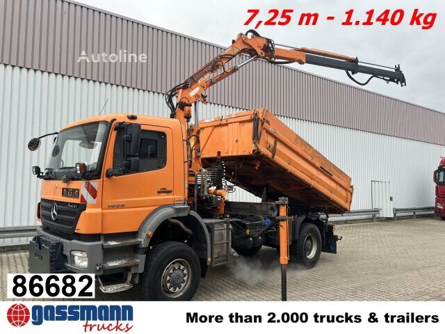 Mercedes-Benz Axor 1829 AK 4x4 mit Kran Atlas AK 85.2 kiper