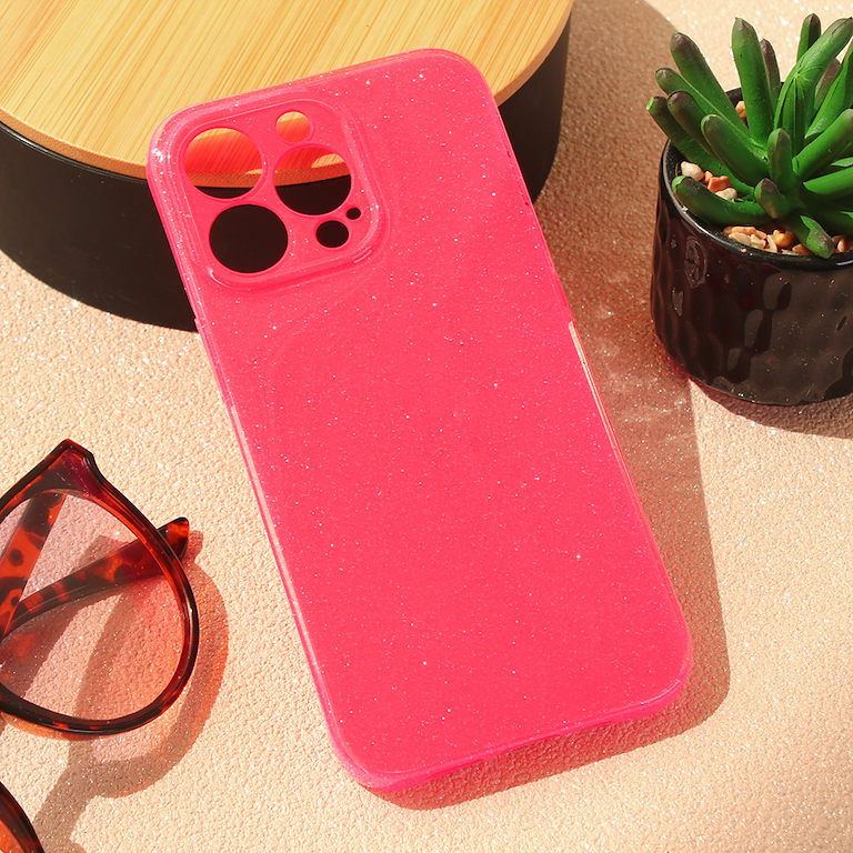 iPhone 13 Pro - Zastitna maska (futrola) Sparkle Dust pink