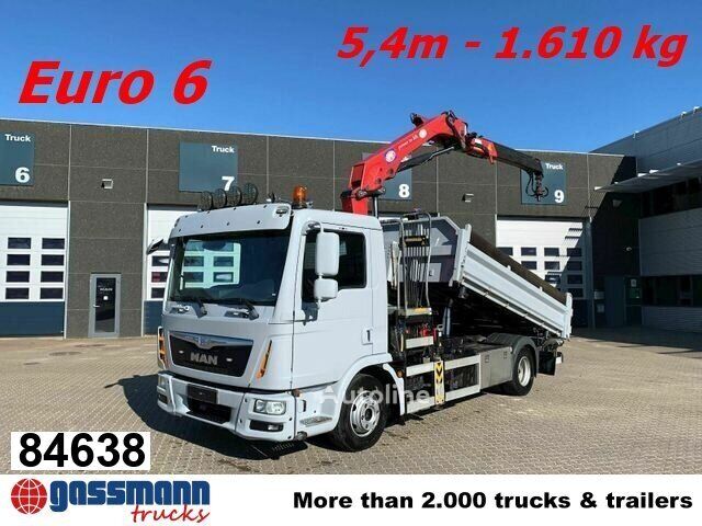 MAN TGL 12.180 4X2 BL mit Kran HMF 900-K1 kiper