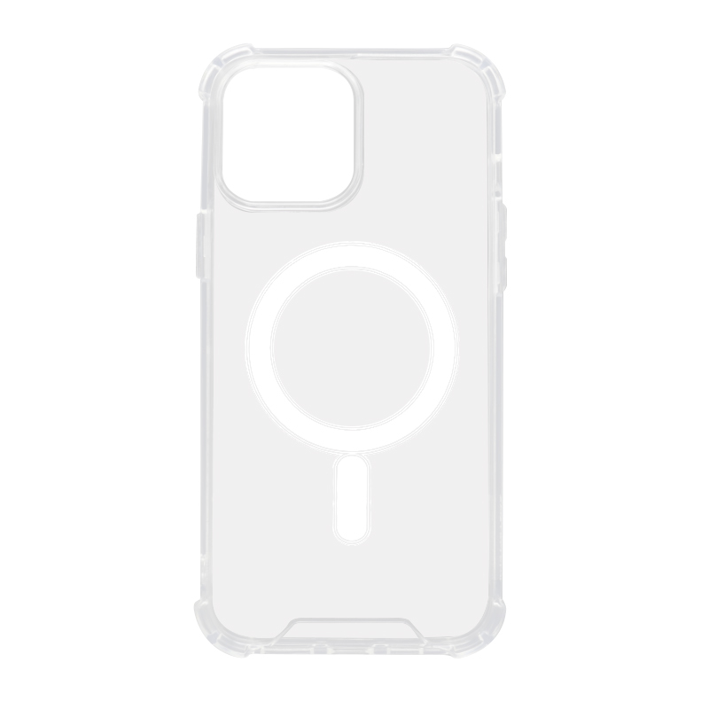 iPhone 13 Pro Max - Zastitna maska (futrola) Crashproof Magnetic Connection (6.7) providna (MS)