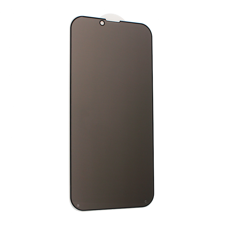 iPhone 13 Pro Max/14 Plus - Staklena folija (zastitno kaljeno staklo) za ekran Privacy 2.5D full glue 6.7 crni