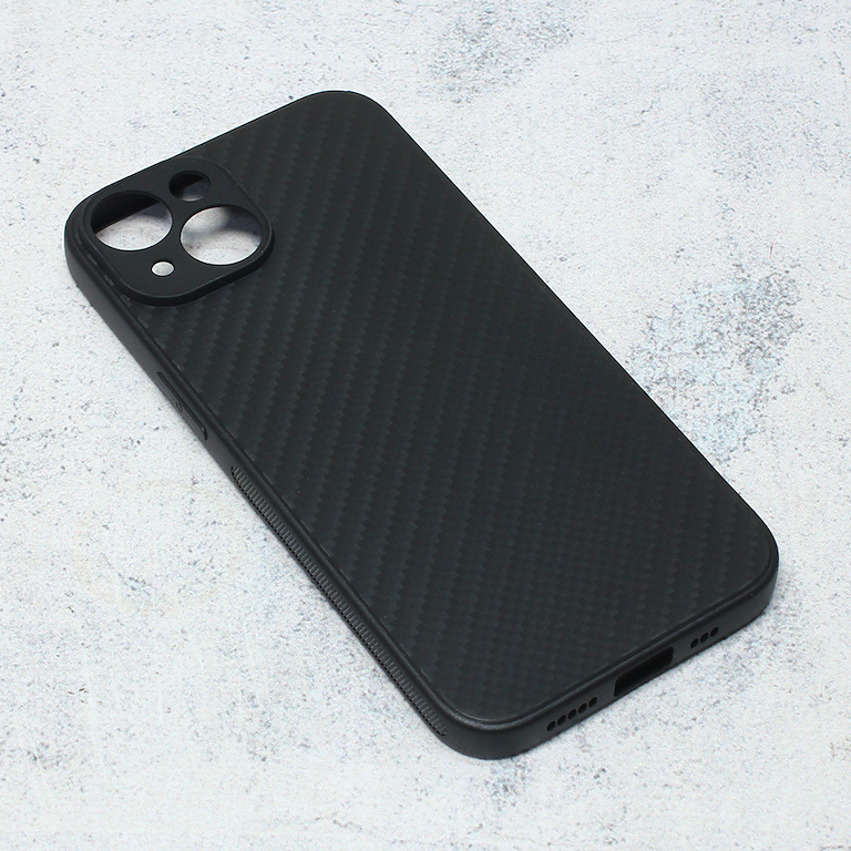 iPhone 14 - Zastitna maska (futrola) Carbon fiber crna