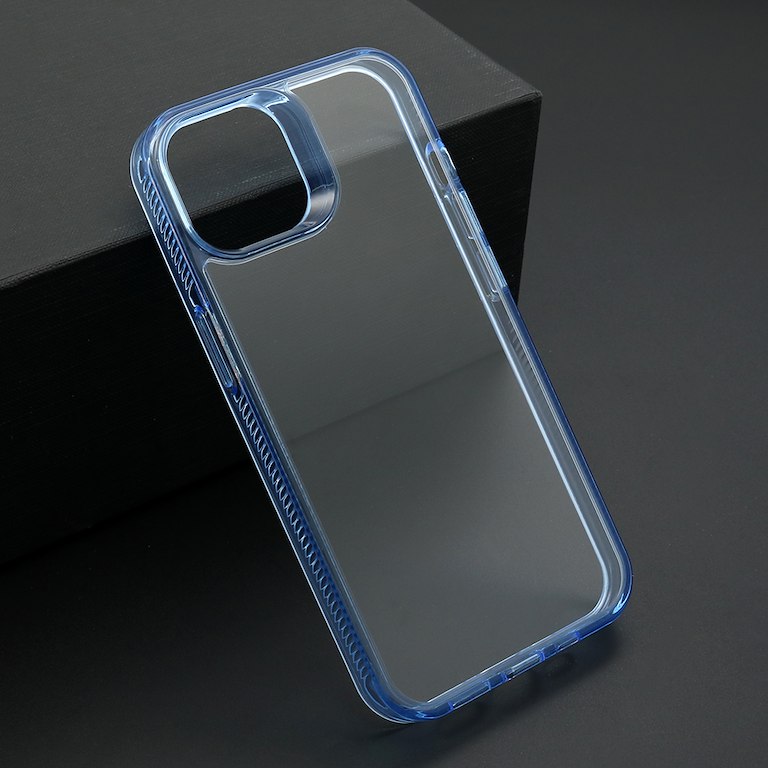 iPhone 14 - Zastitna maska (futrola) COLOR okvir za (6.1) plava (MS)