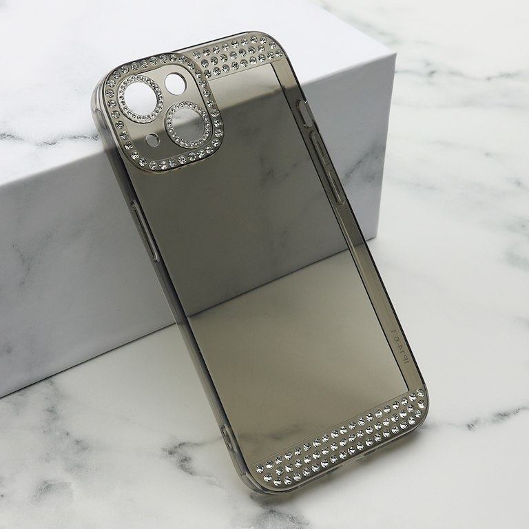 iPhone 14 - Zastitna maska (futrola) DIAMOND SIDE (6.1) braon (MS)