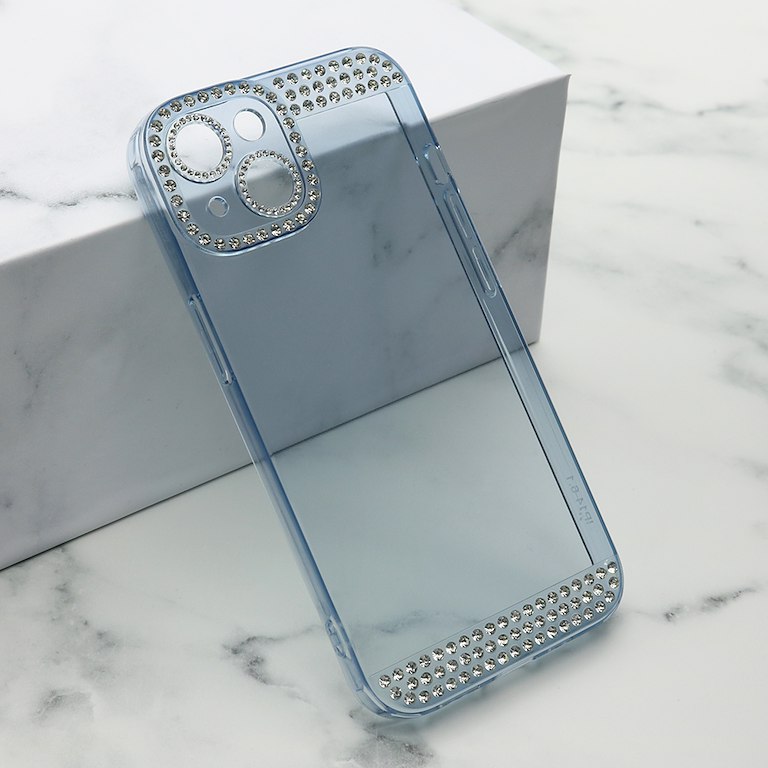 iPhone 14 - Zastitna maska (futrola) DIAMOND SIDE (6.1) plava (MS)