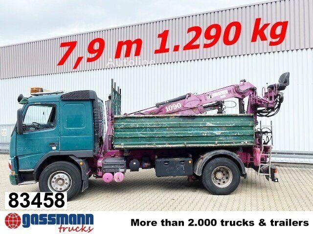 Volvo FM12-420 4x2 mit Heckkran Jonsered 1090 kiper