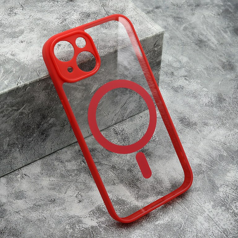 iPhone 14 - Zastitna maska (futrola) MAGSAFE EDGE (6.1) crvena (MS)