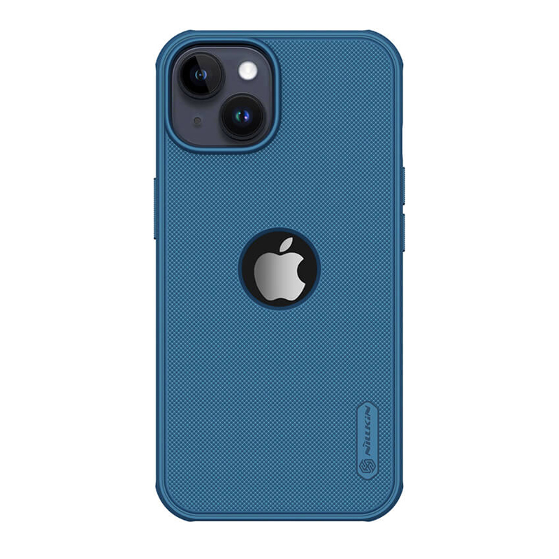iPhone 14 - Zastitna maska (futrola) Nillkin Super Frost Pro (6.1) plava (logo cut) (MS)
