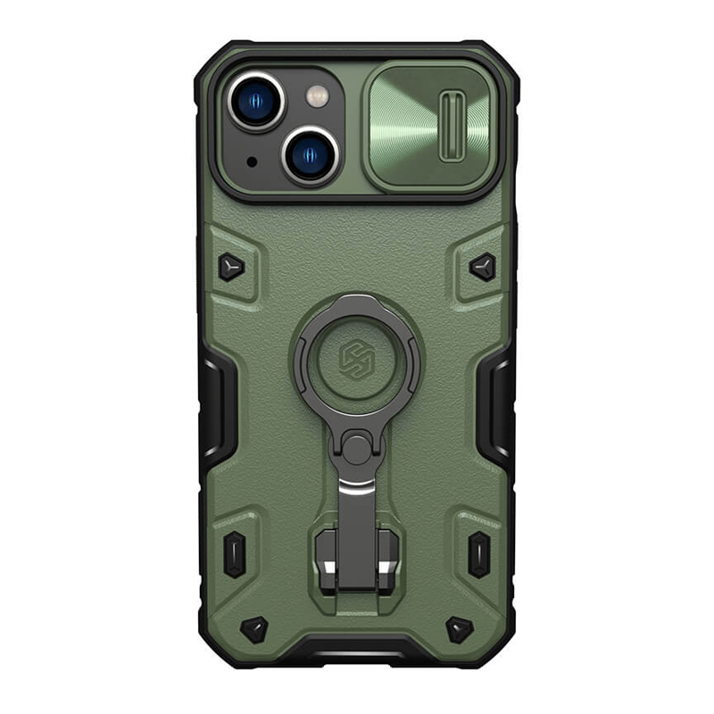 iPhone 14 Plus - Zastitna maska (futrola) Nillkin Cam Shield Armor Pro (6.7) zelena (MS)