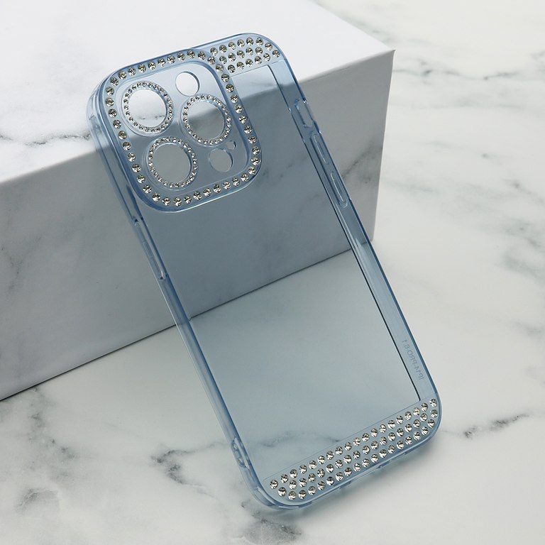 iPhone 14 Pro - Zastitna maska (futrola) DIAMOND SIDE (6.1) plava (MS)