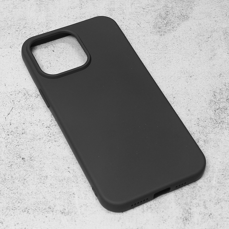 iPhone 14 Pro Max 6.7 - Zastitna maska (futrola) Nano Silikon crna