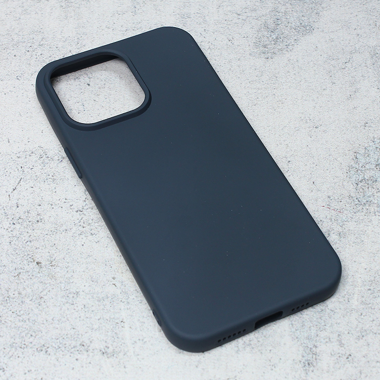 iPhone 14 Pro Max 6.7 - Zastitna maska (futrola) Nano Silikon tamno plava