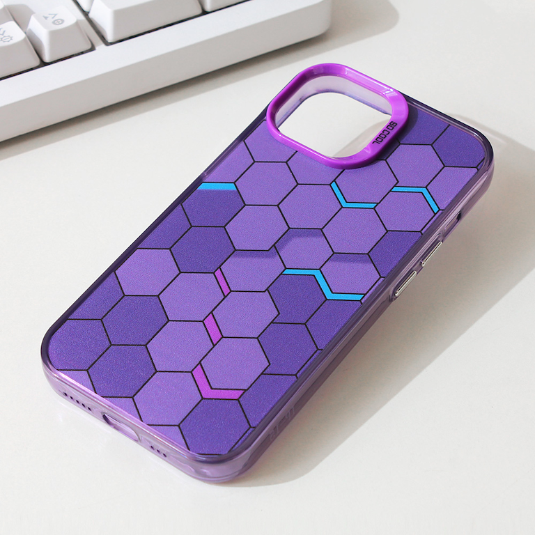 iPhone 15 - Zastitna maska (futrola) Honeycomb Color type 1