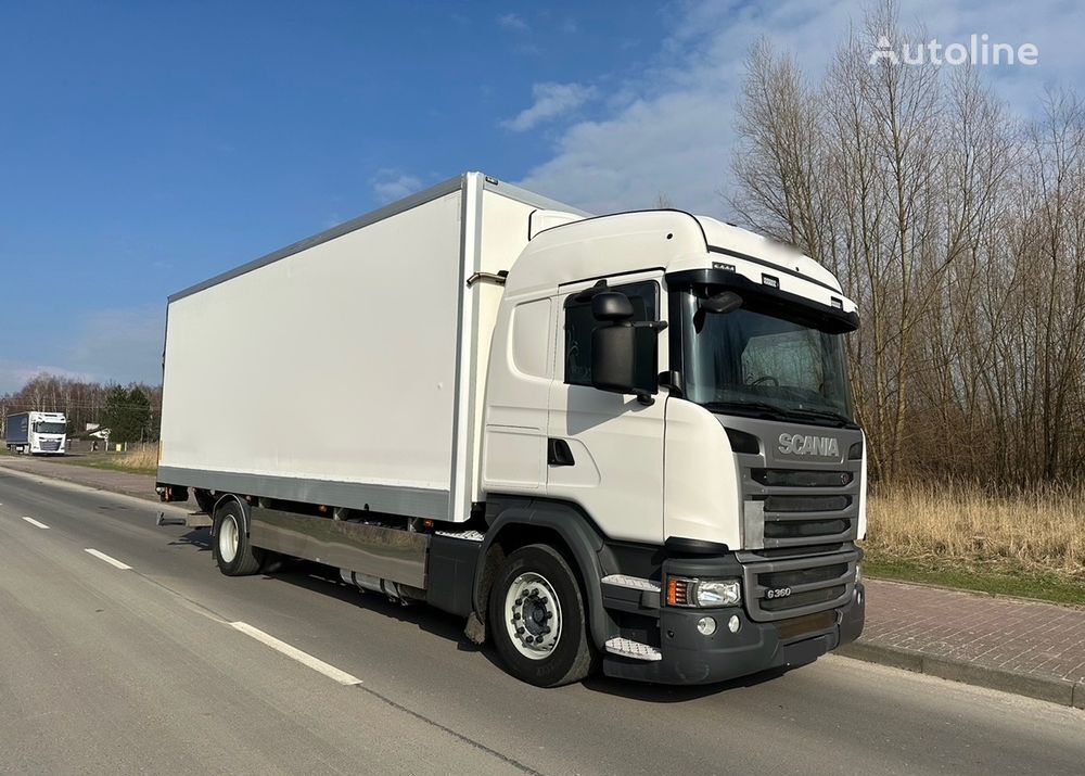 Scania G360 euro 6 KONTENER PODGRZEWANY -Drzwi Boczne kamion furgon