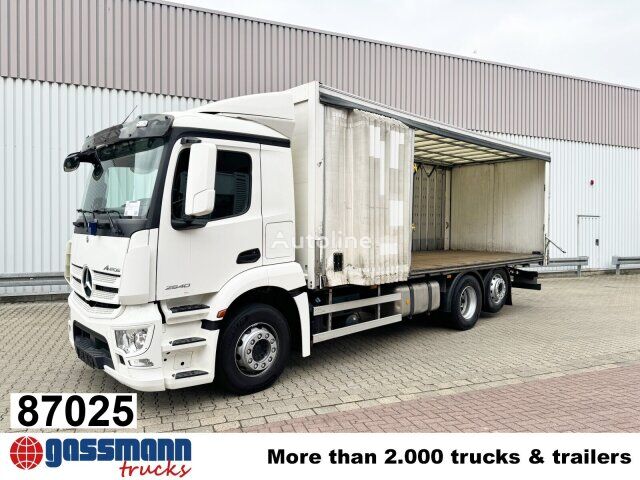 Mercedes-Benz Antos 2540 L 6x2, Liftachse, SPEED CURTAIN kamion furgon